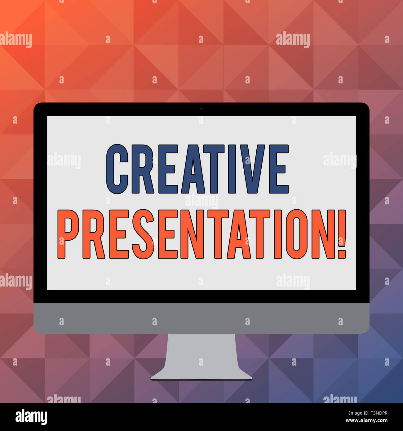 Handwriting text writing Creative Presentation. Conceptual photo ...