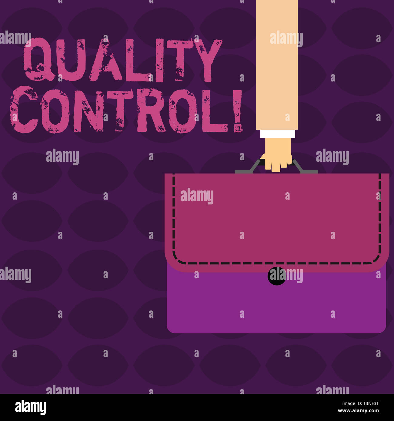 Handwriting text Quality Control. Conceptual photo system of ...