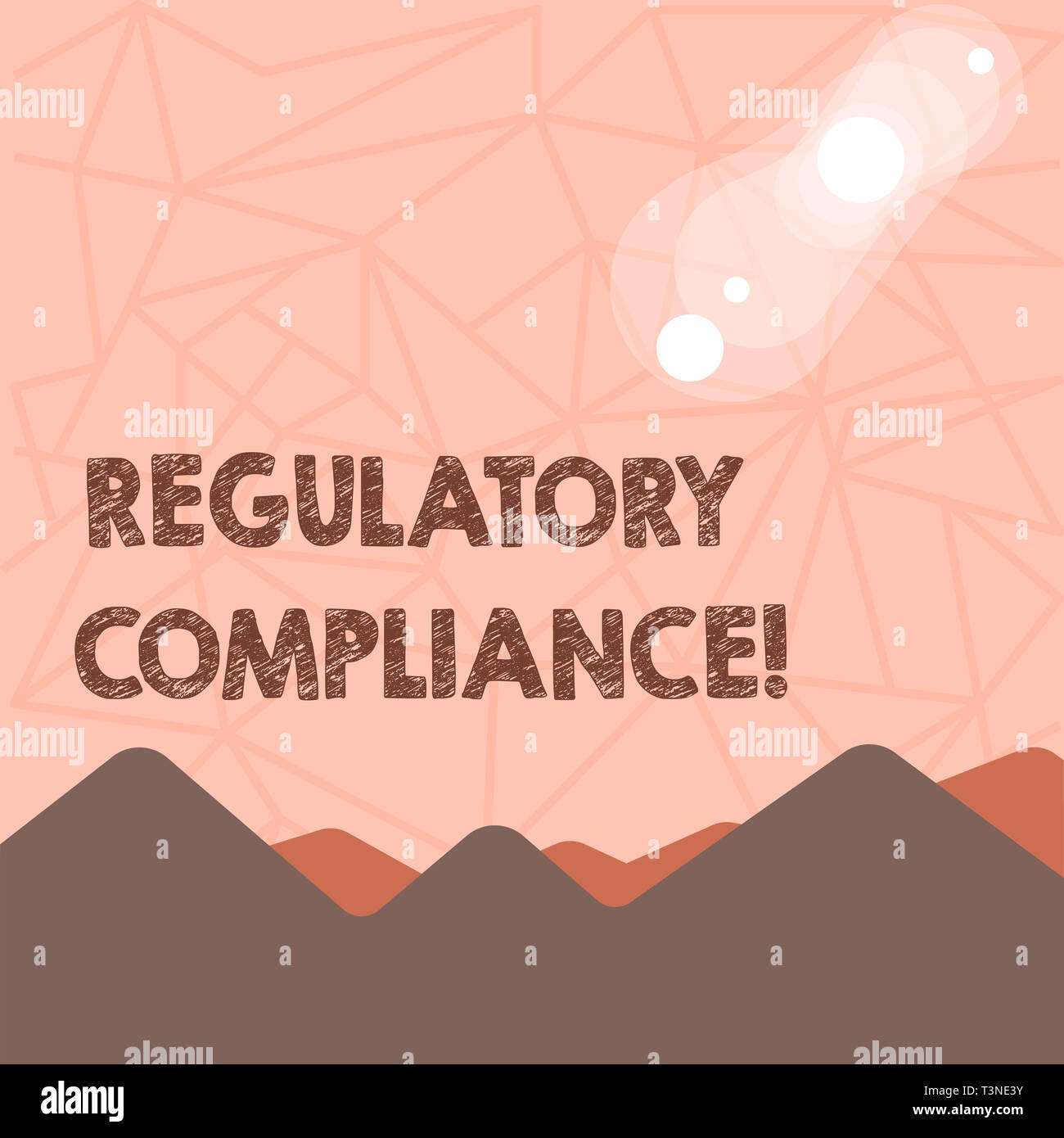 Writing note showing Regulatory Compliance. Business concept for ...