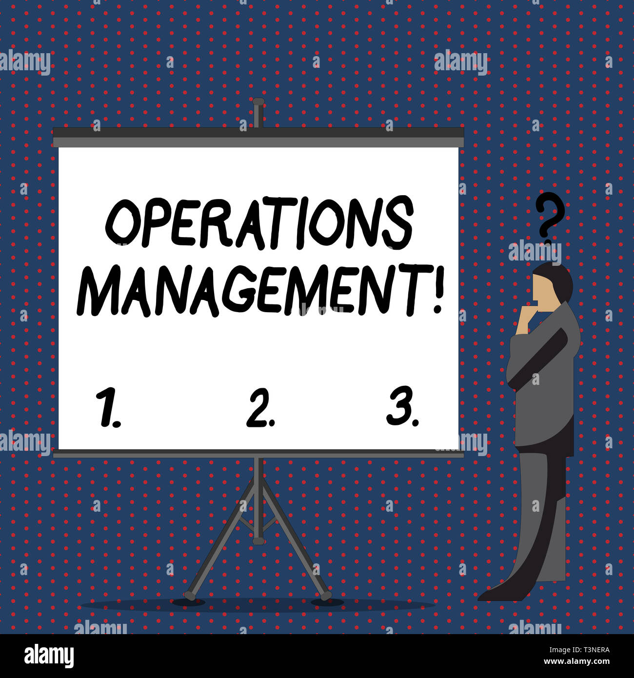 Text sign showing Operations Management. Business photo text designing ...