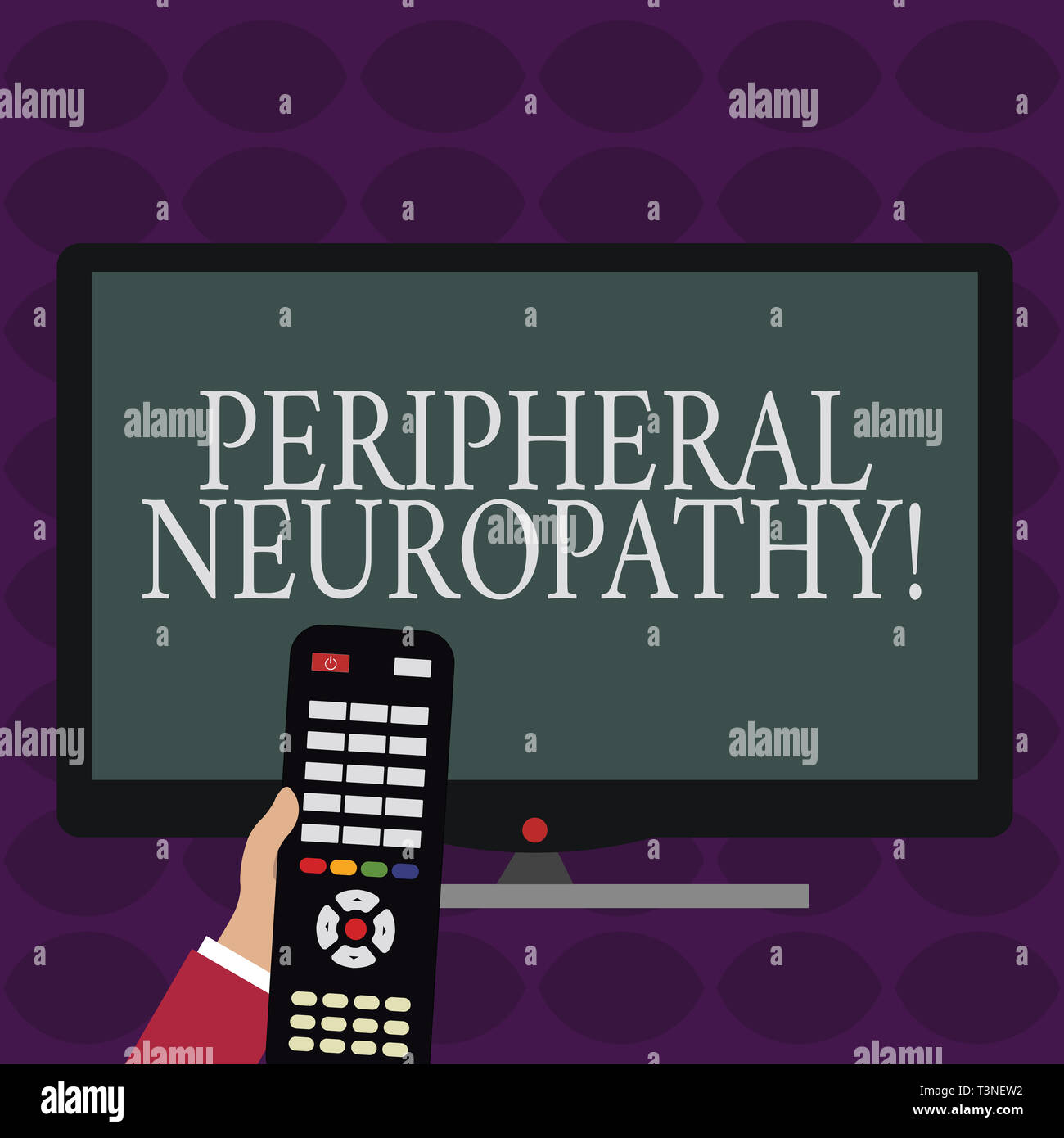 Handwriting text writing Peripheral Neuropathy. Conceptual photo ...