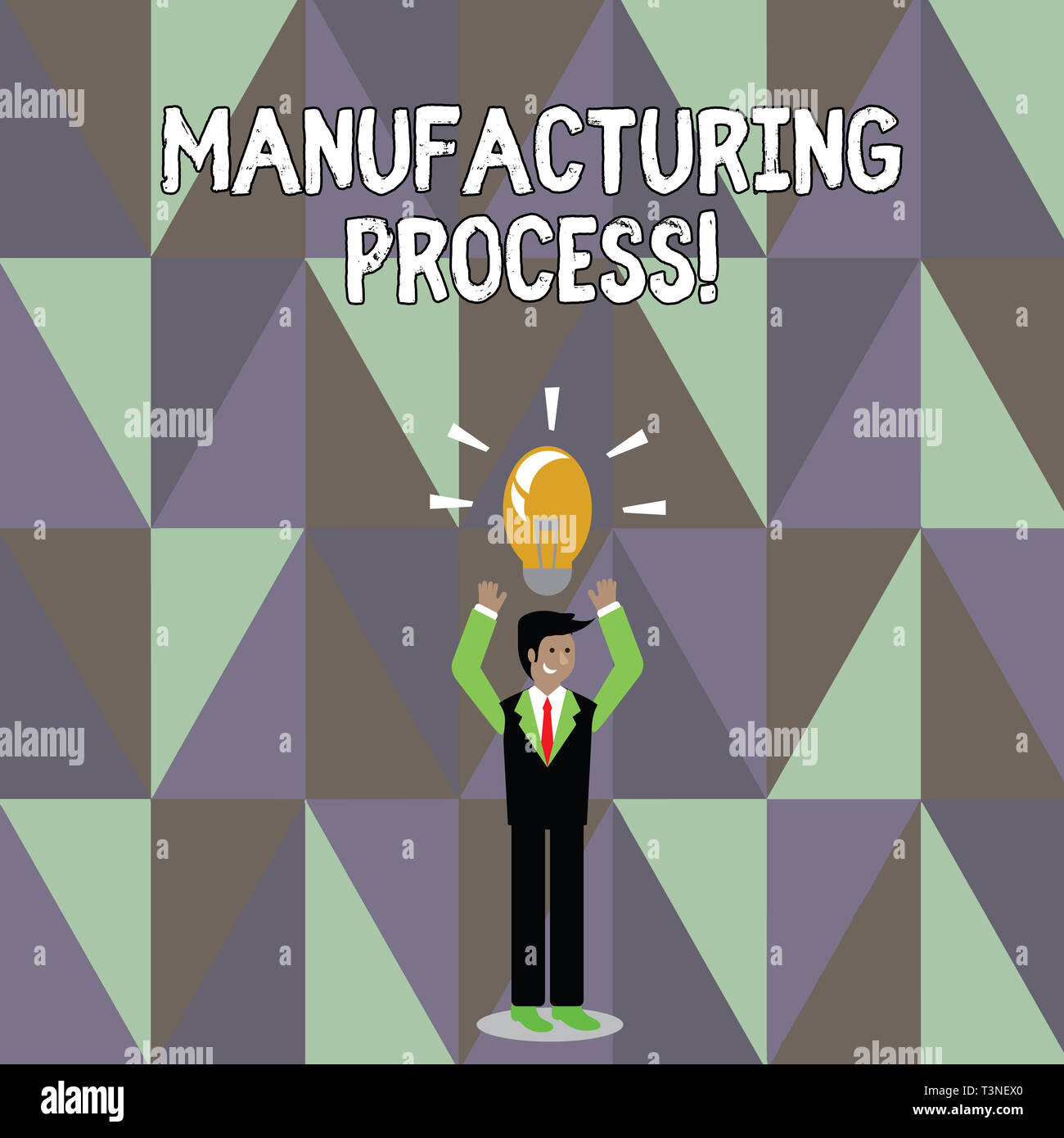 Word writing text Manufacturing Process. Business photo showcasing ...