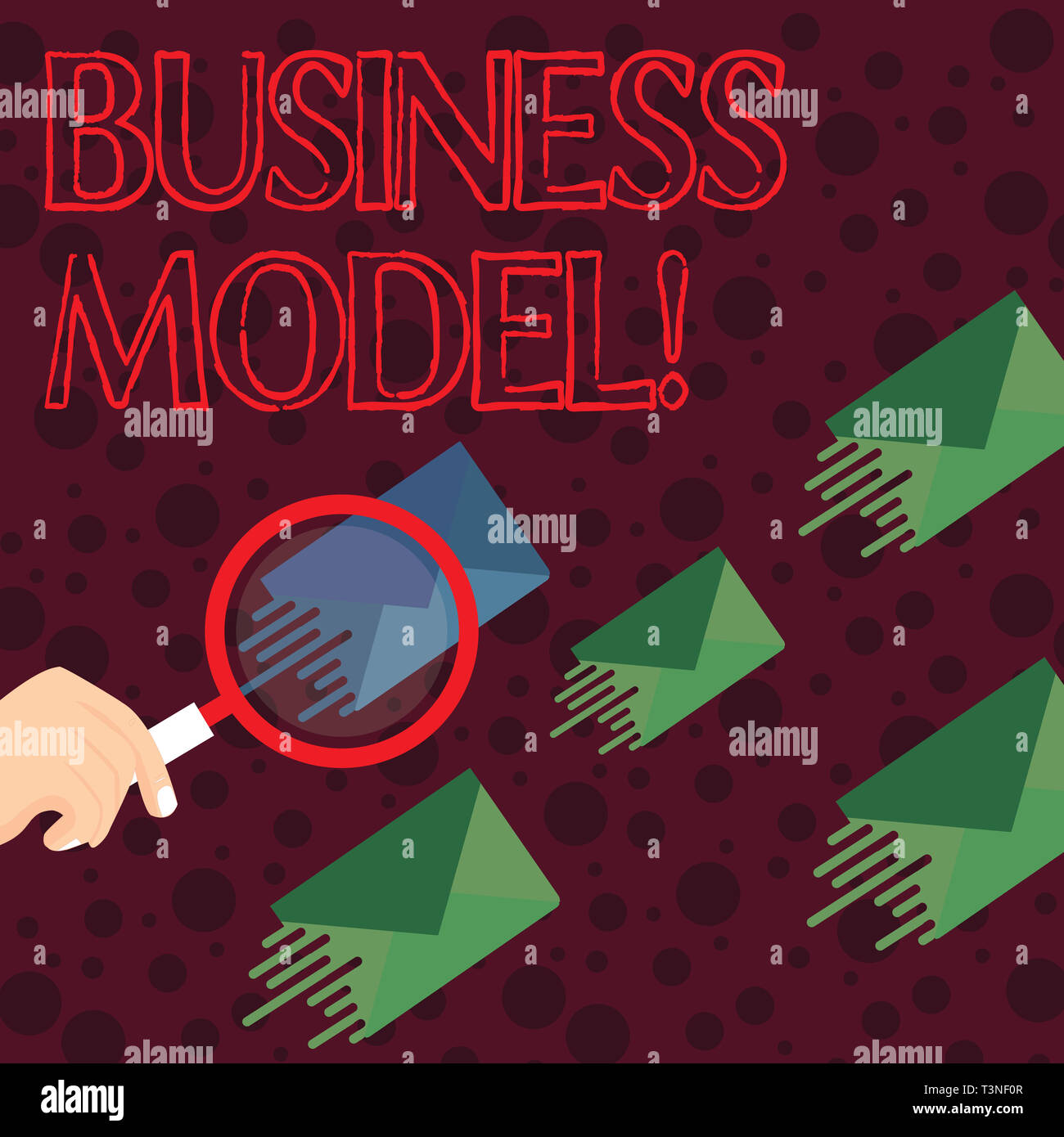 Handwriting text writing Business Model. Conceptual photo plan for ...