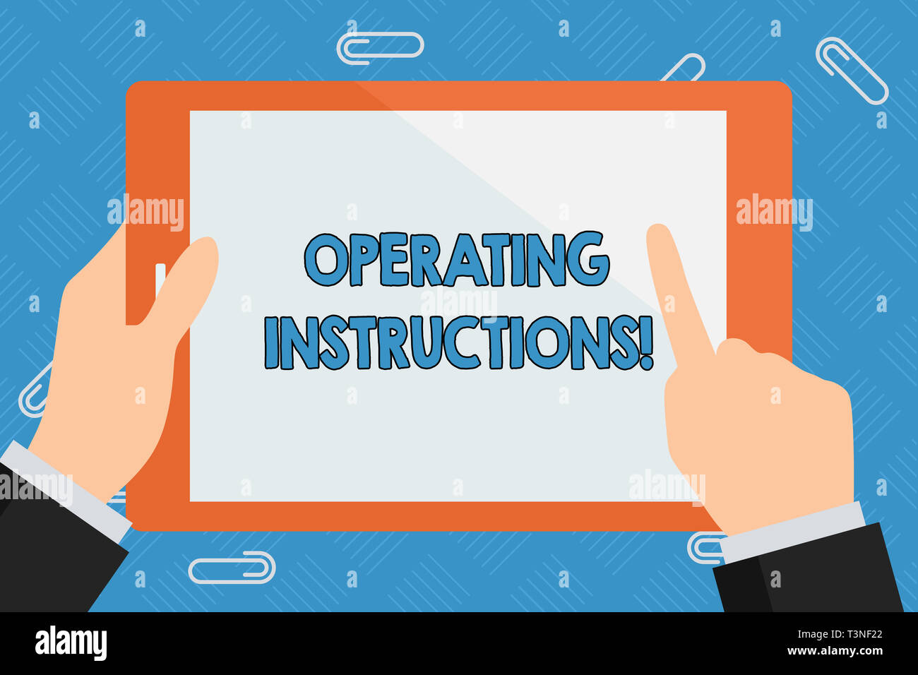 Conceptual hand writing showing Operating Instructions. Concept meaning ...