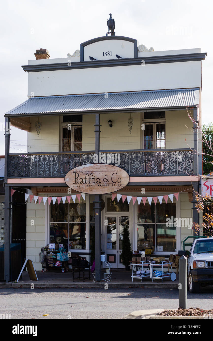 The historic goldrush the town of Grenfell in New South Wales is ...