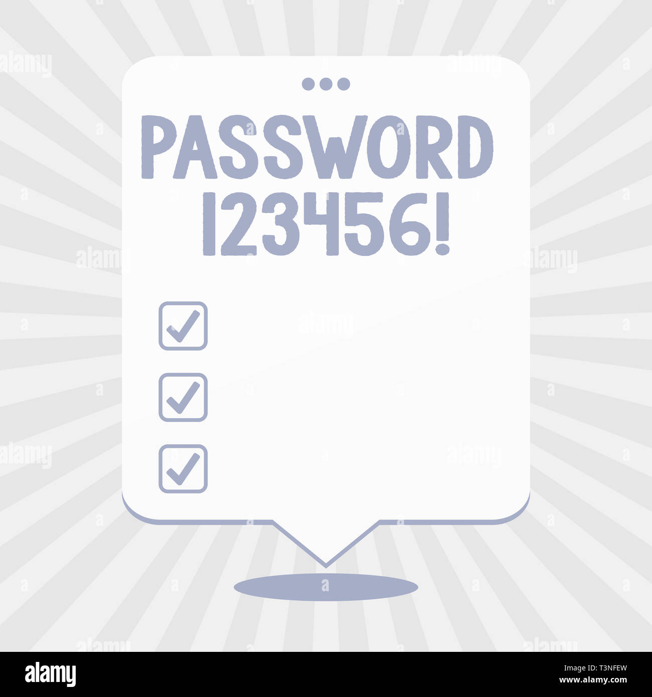 Word writing text Password 123456. Business photo showcasing secret ...