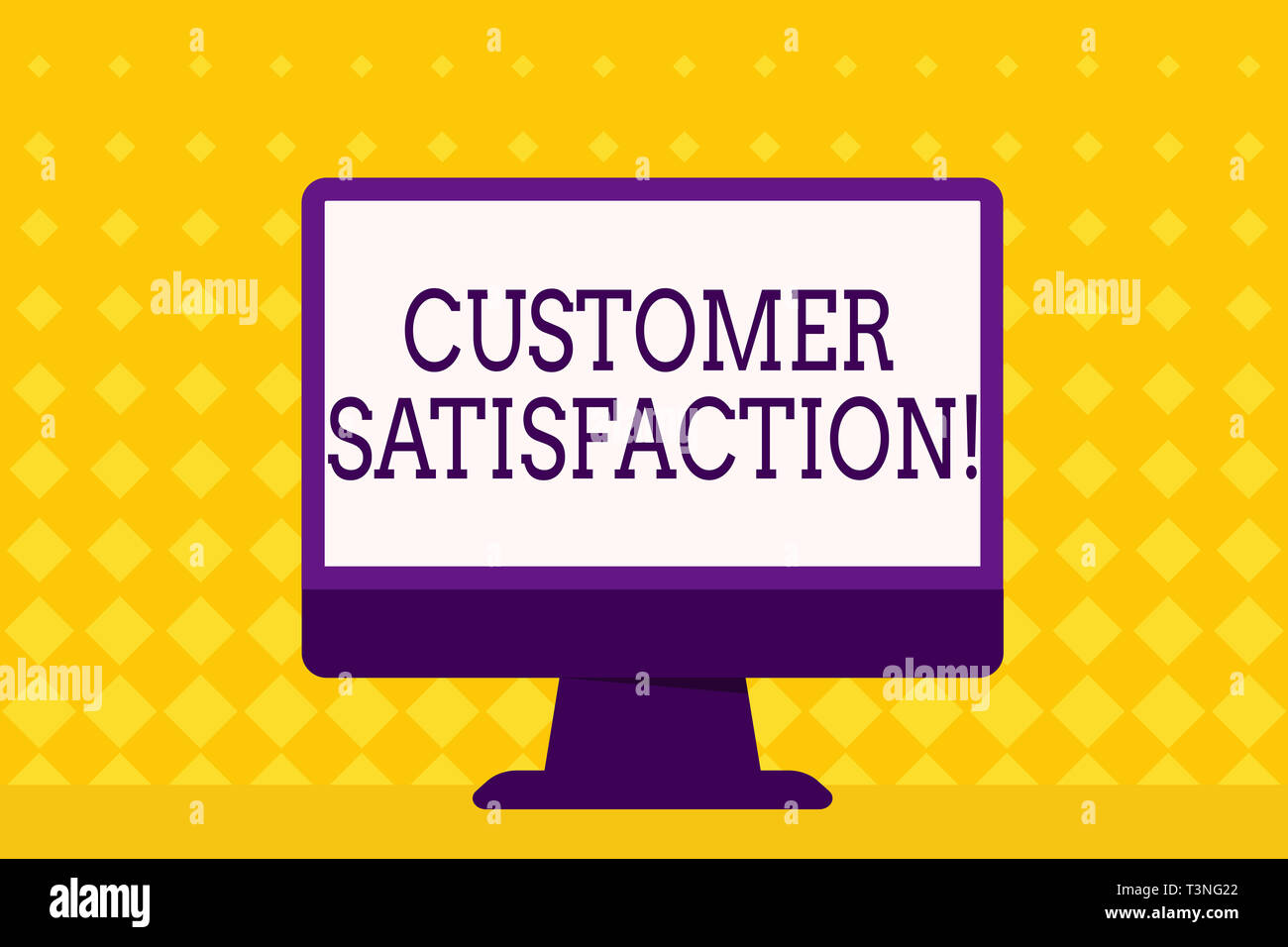 Text sign showing Customer Satisfaction. Business photo showcasing ...