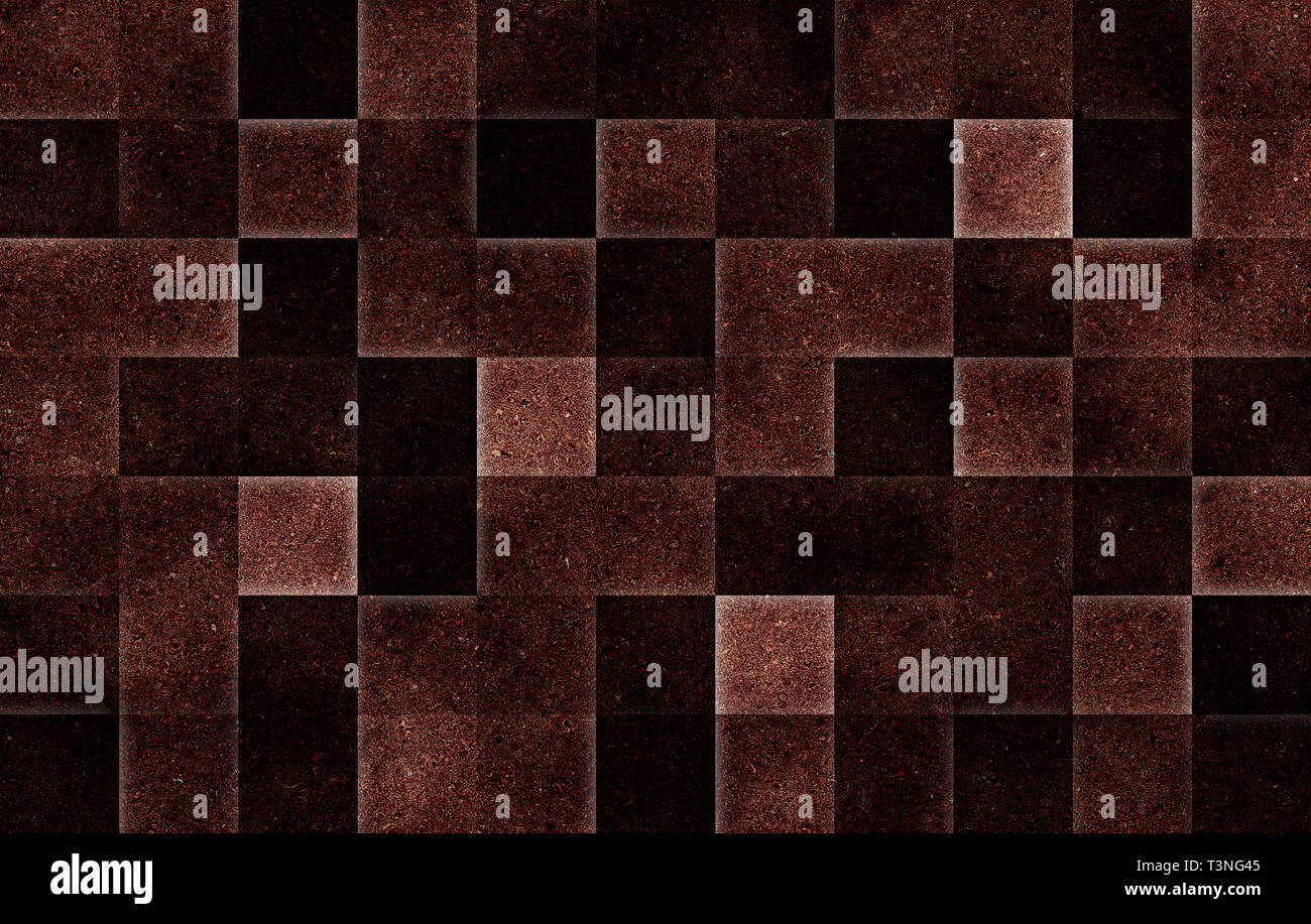 Gradient geometric square blocks. Glitter texture. Abstract background ...