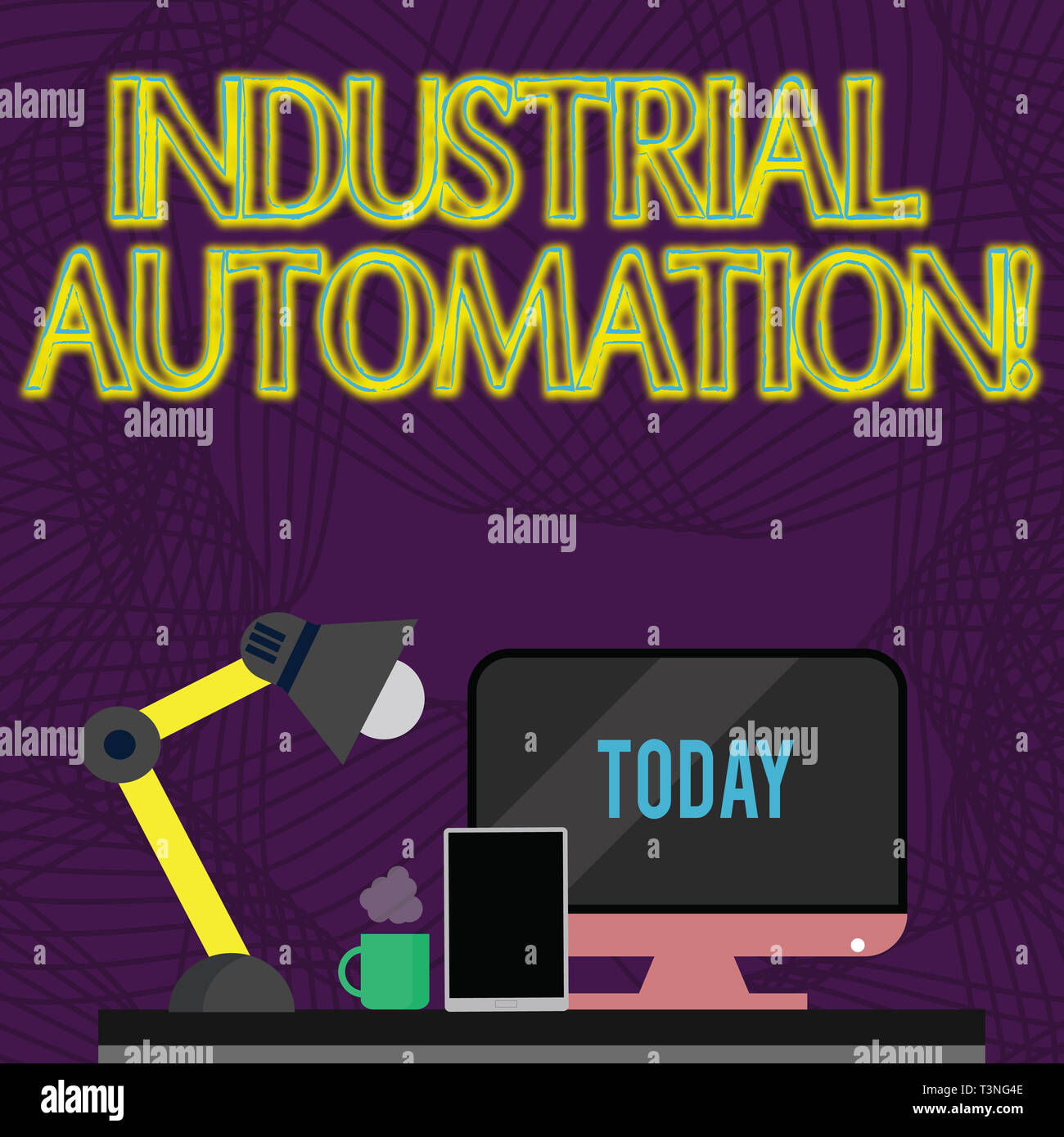 Handwriting text Industrial Automation. Conceptual photo Use of control ...