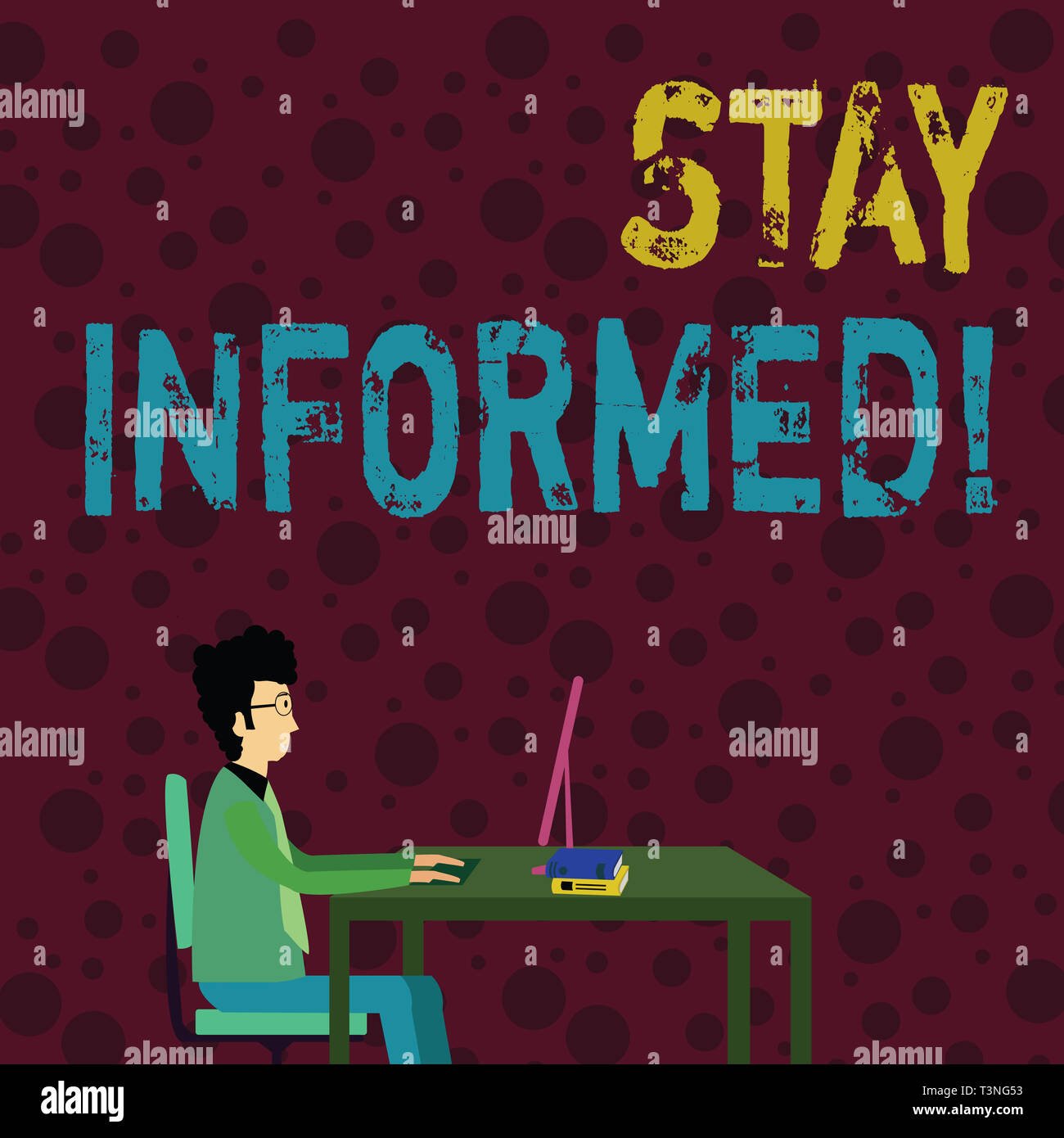 Conceptual hand writing showing Stay Informed. Concept meaning Knowing ...