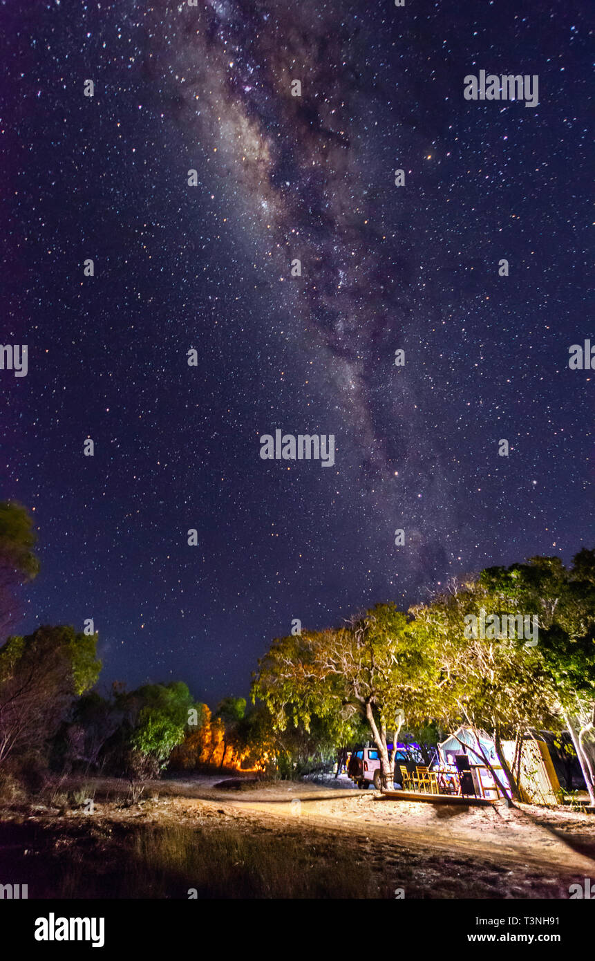 Milky way over coast hi-res stock photography and images - Alamy
