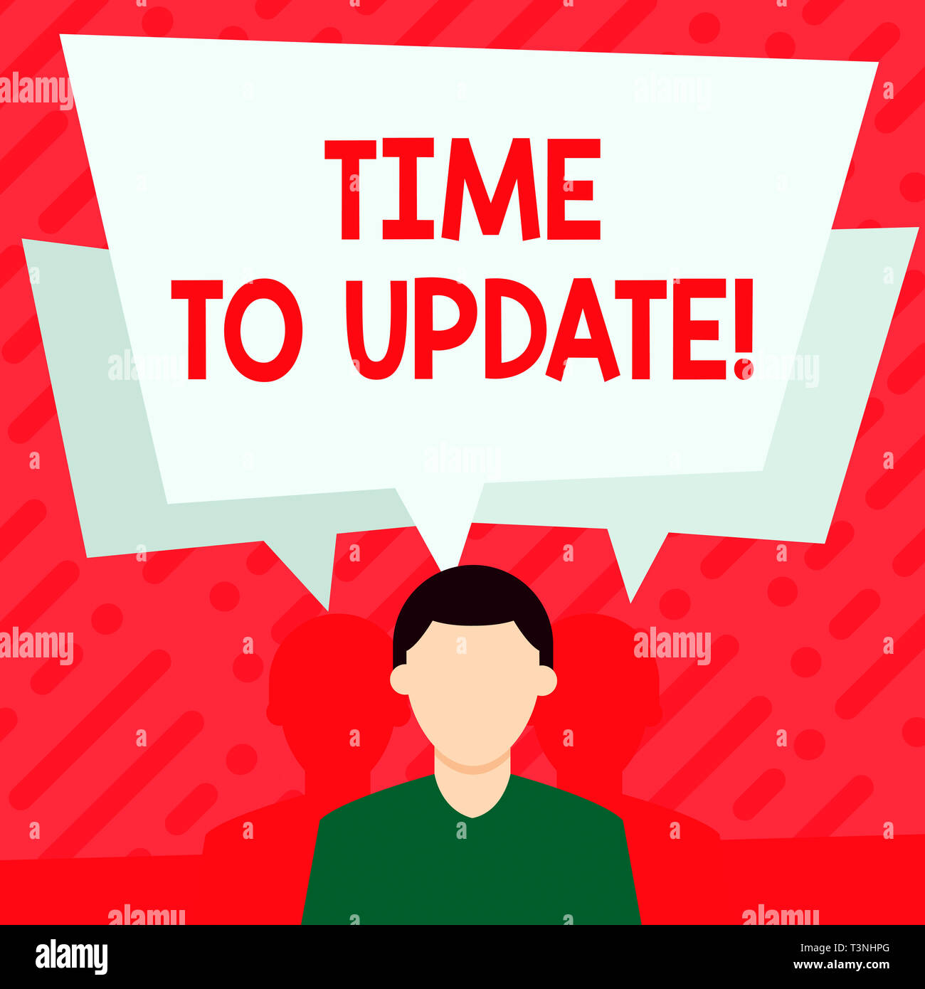 Word writing text Time To Update. Business photo showcasing this right ...