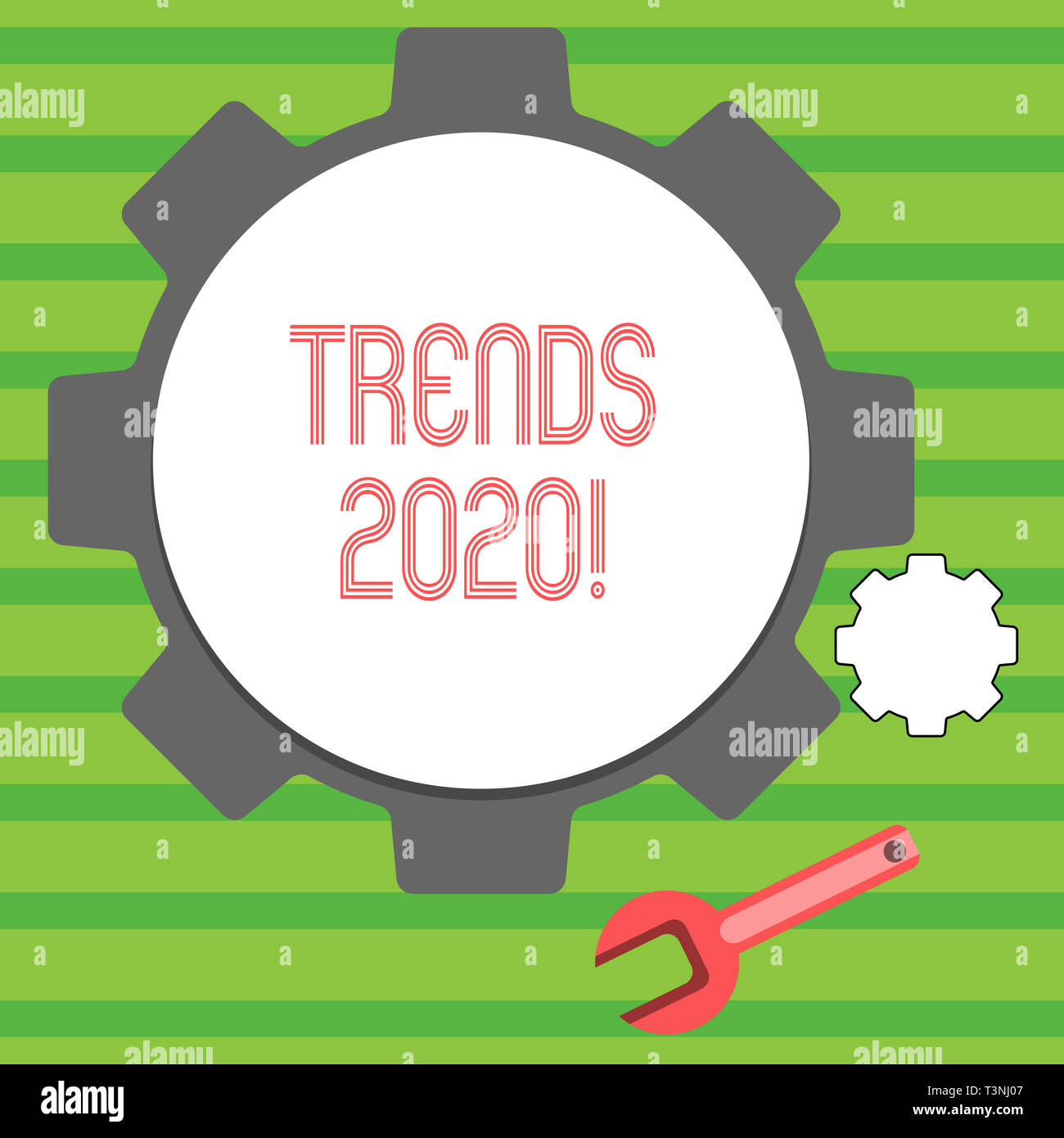 Word writing text Trends 2020. Business photo showcasing general ...