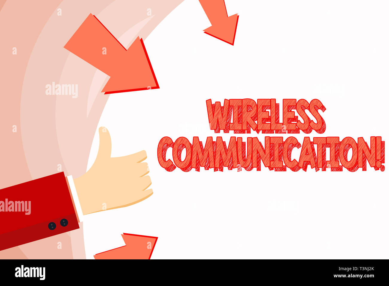 Handwriting text Wireless Communication. Conceptual photo Communicating ...