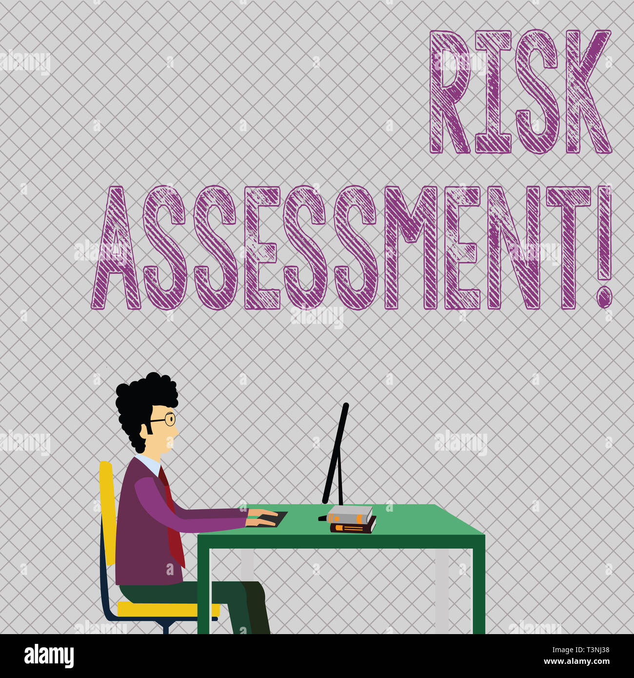Conceptual hand writing showing Risk Assessment. Concept meaning ...