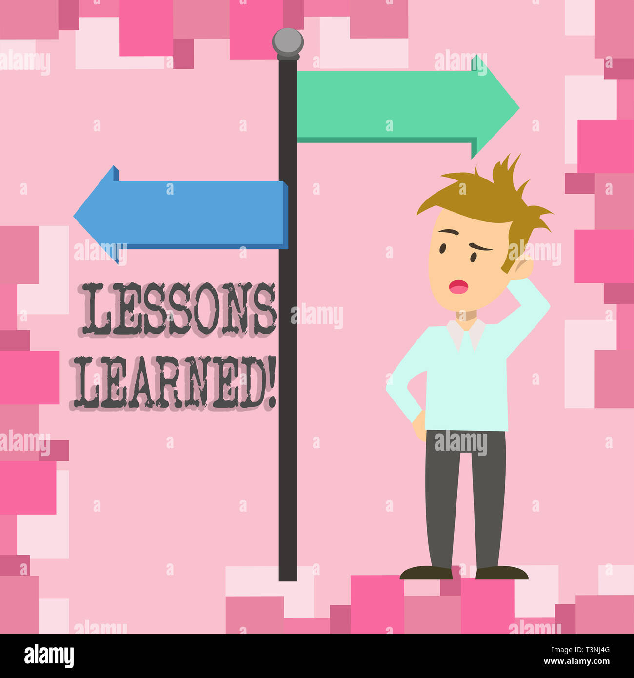 Conceptual hand writing showing Lessons Learned. Concept meaning ...