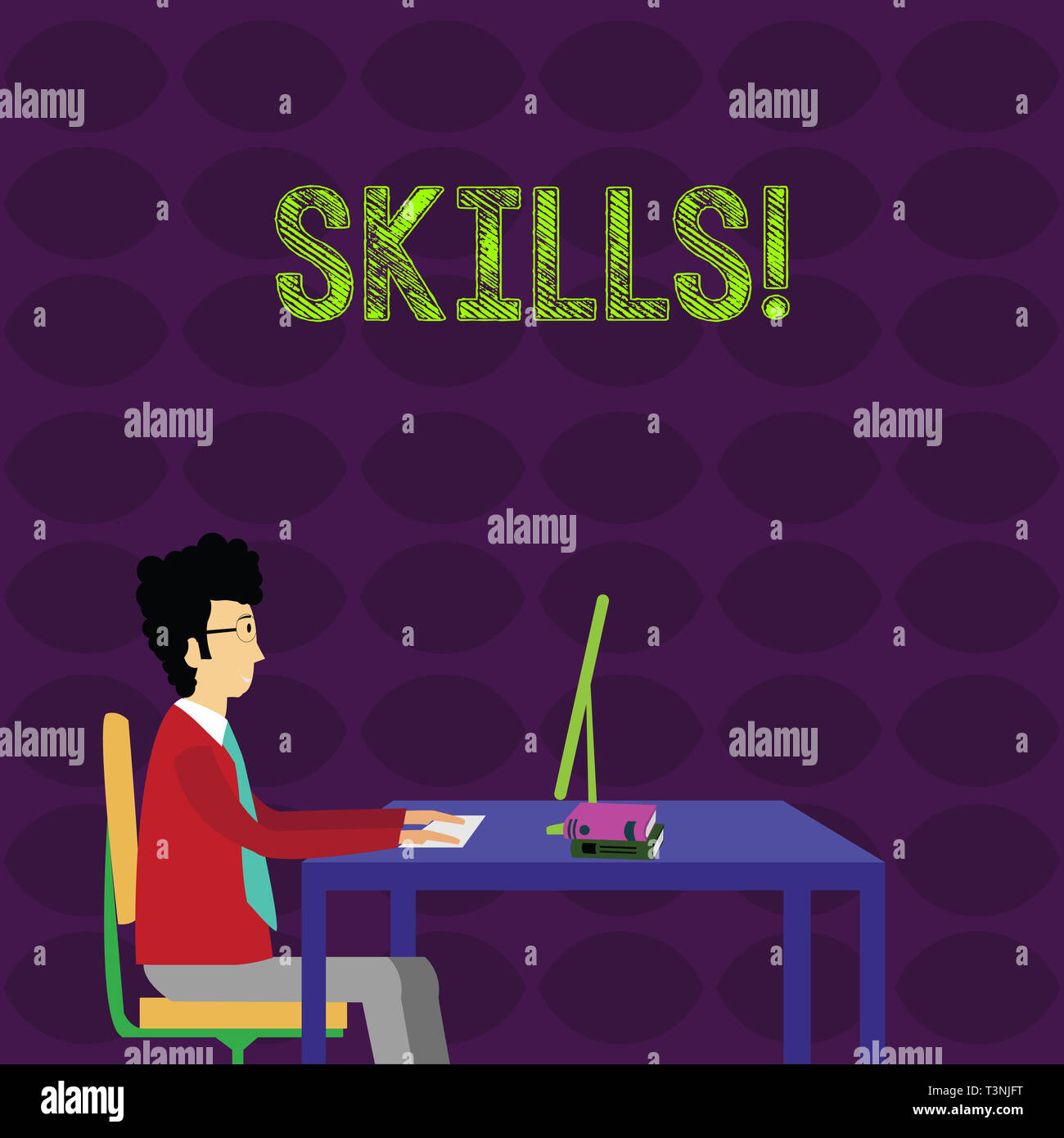 Word writing text Skills. Business photo showcasing ability do ...