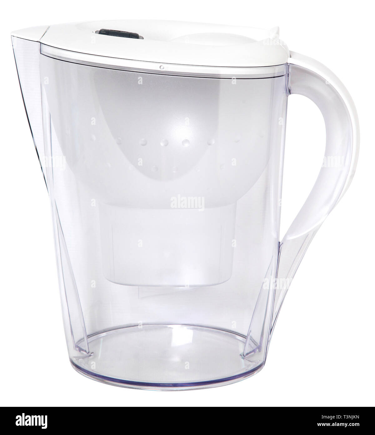 Filter jug for cleaning water (for purification) isolated on white ...