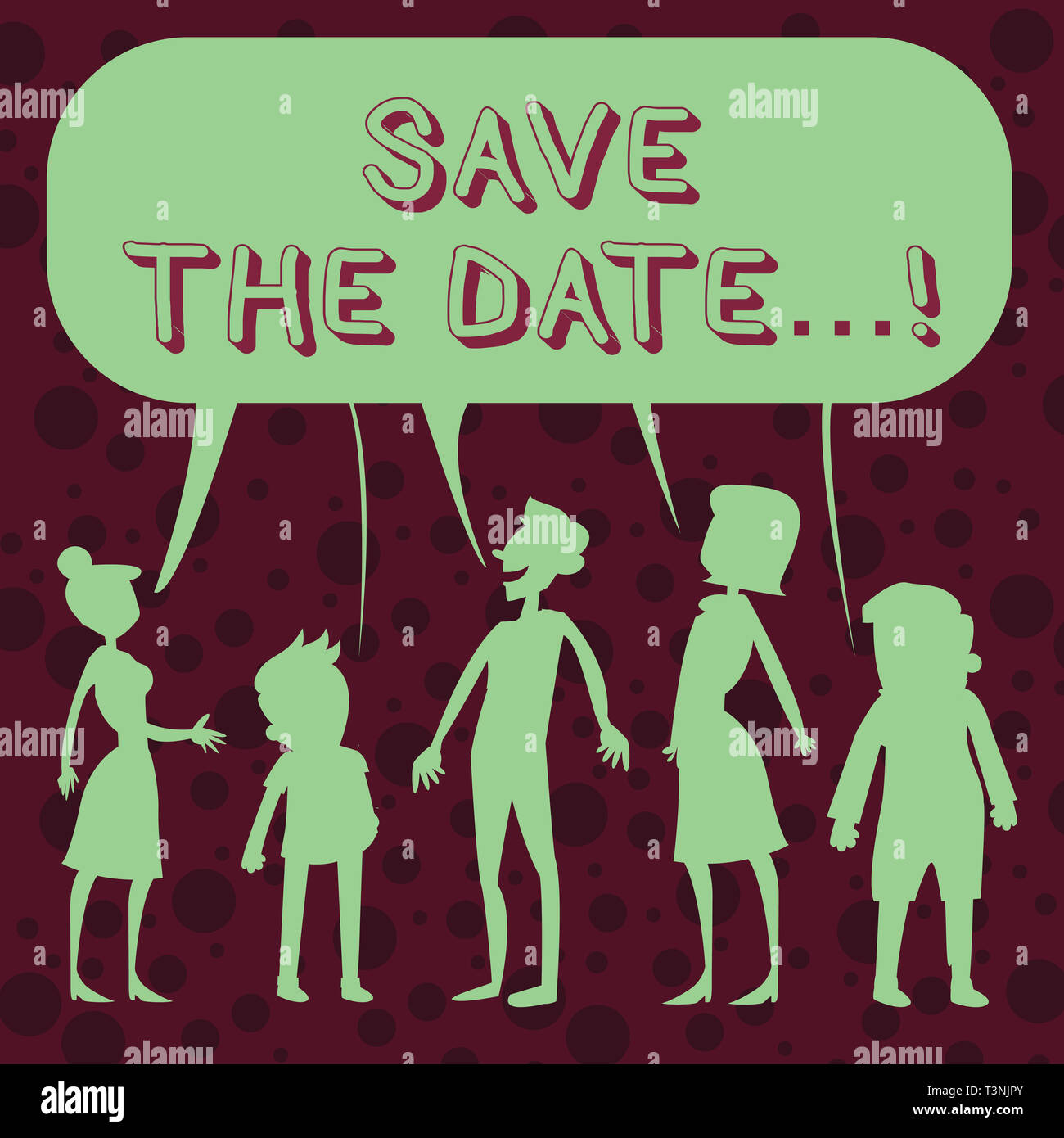 Conceptual hand writing showing Save The Date.... Concept meaning ...