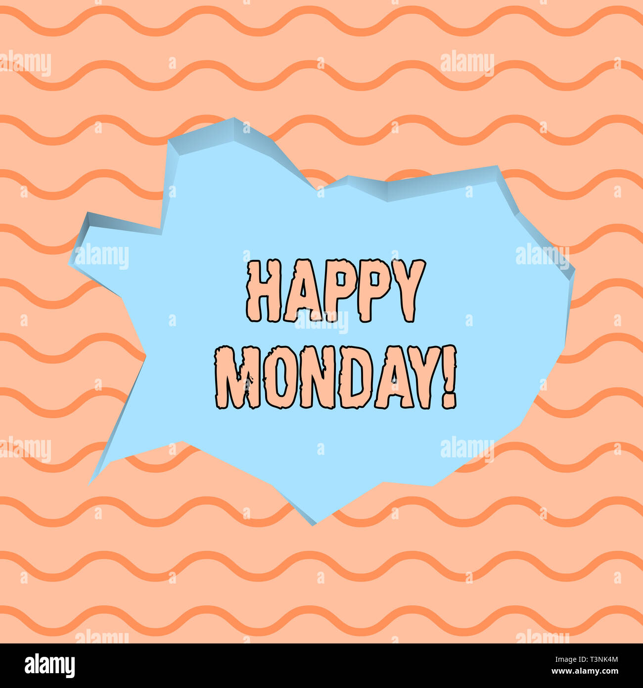 Conceptual hand writing showing Happy Monday. Concept meaning telling ...