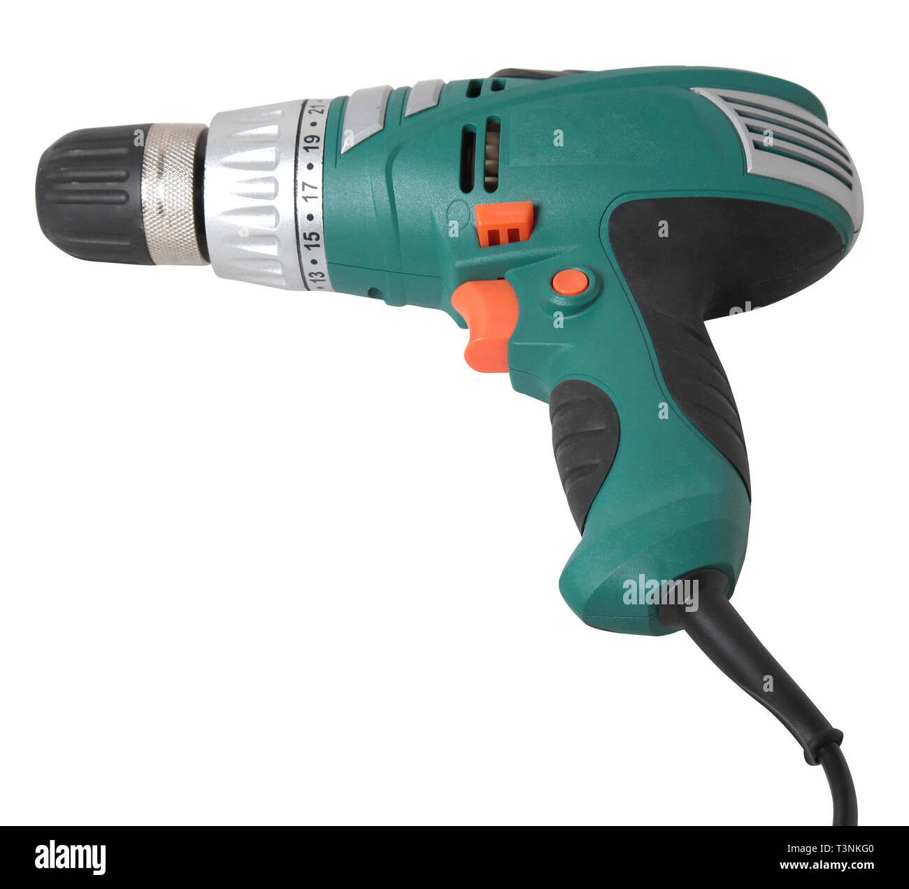 Screwdriver or drill machine isolated on white background. Electric ...