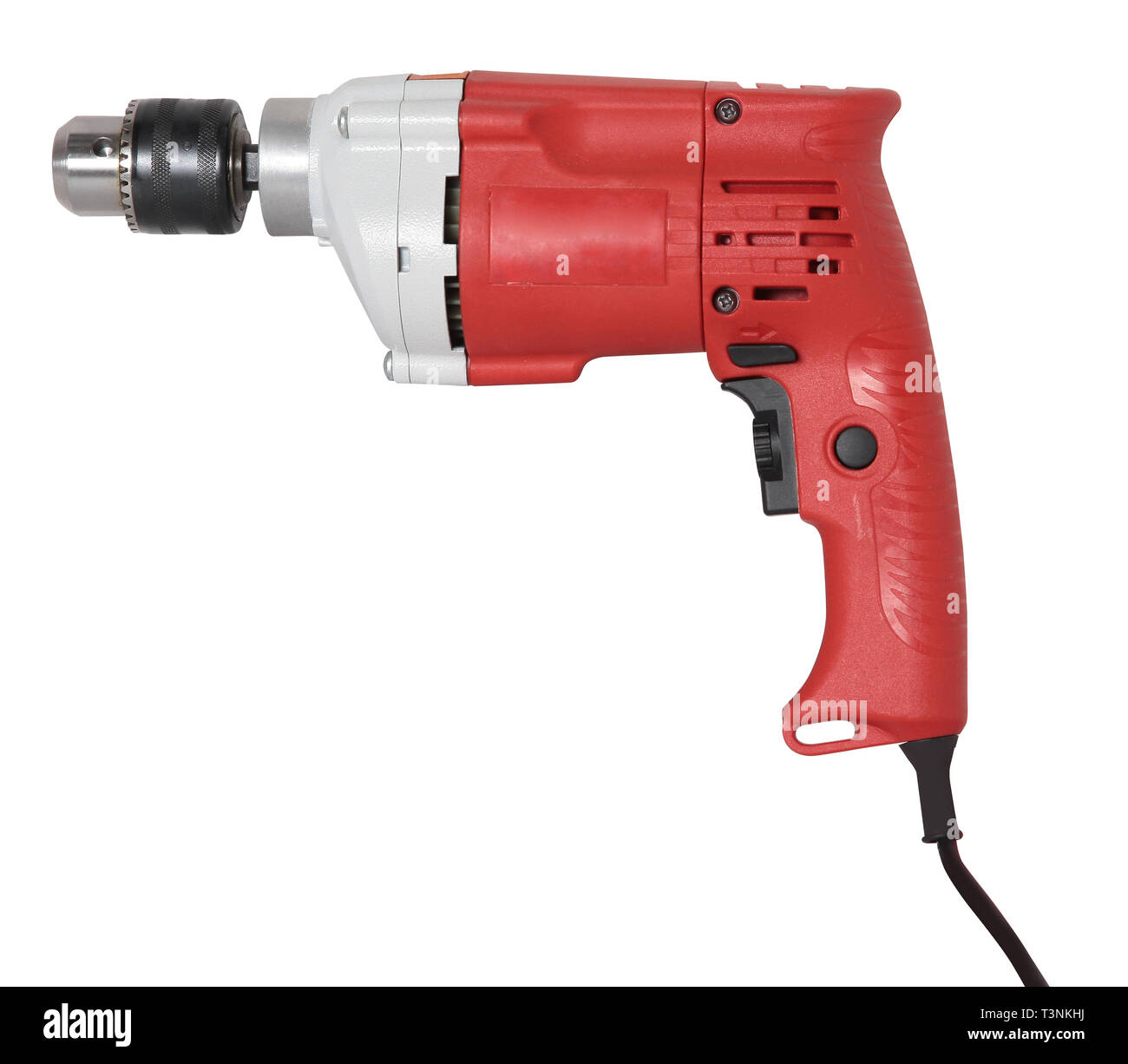 Screwdriver or drill machine isolated on white background. Electric ...