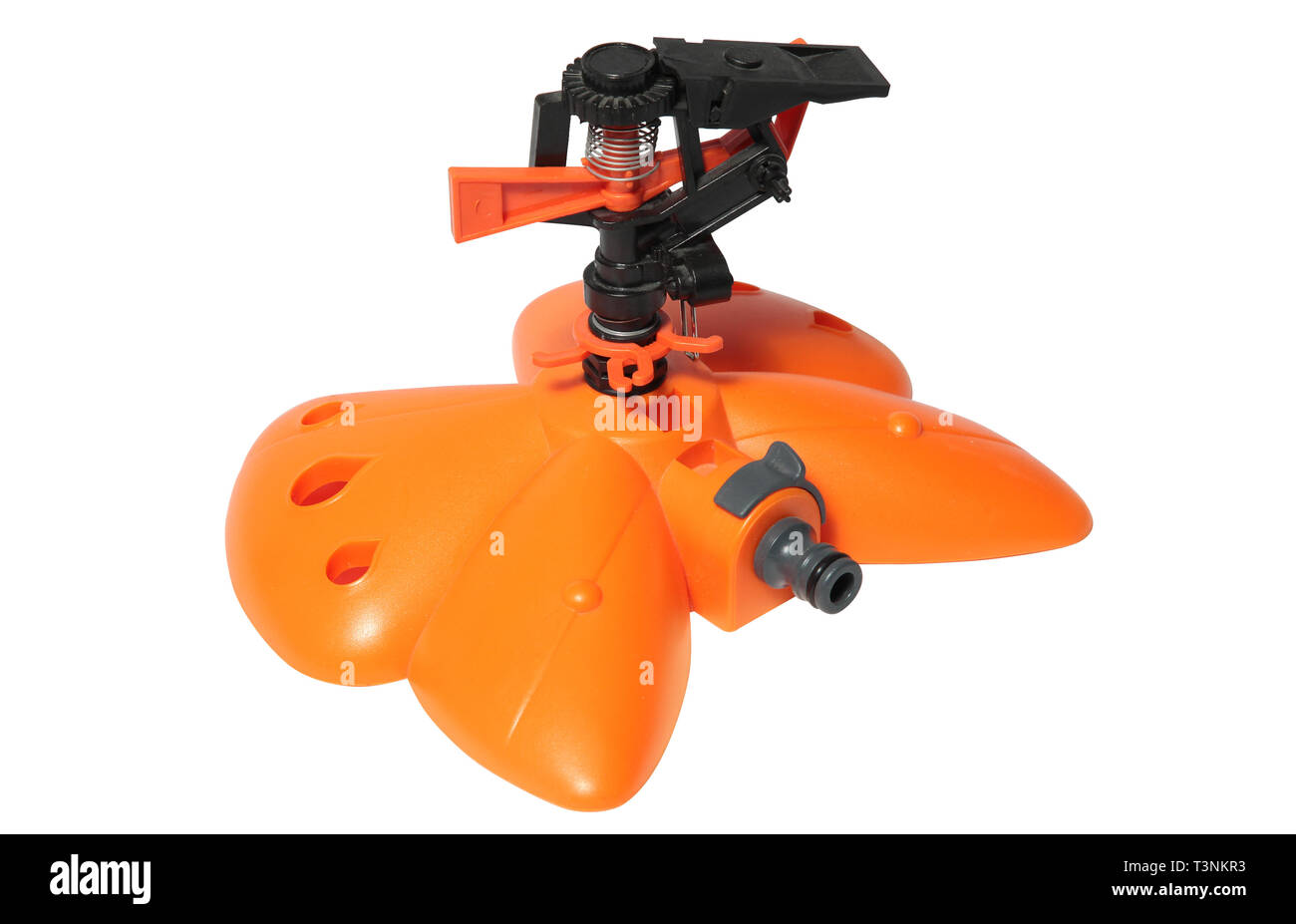 Automatic garden irrigation system Cut Out Stock Images & Pictures - Alamy