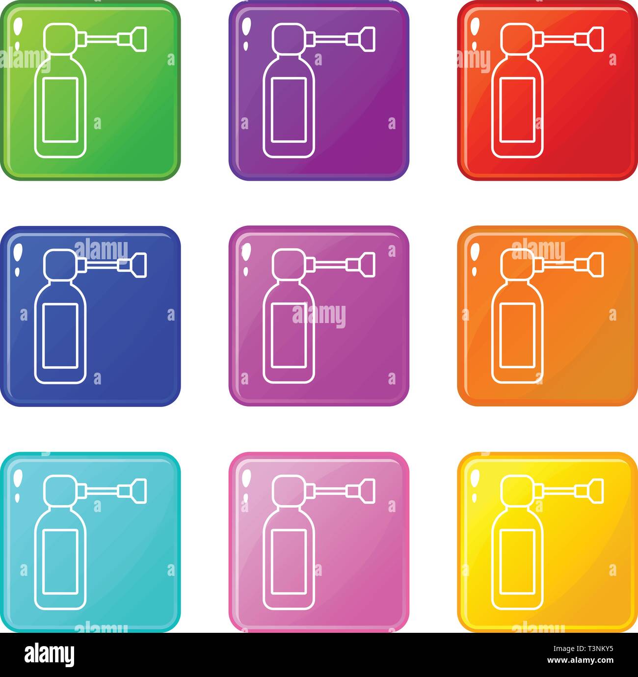 Nasal inhalation Stock Vector Images - Alamy