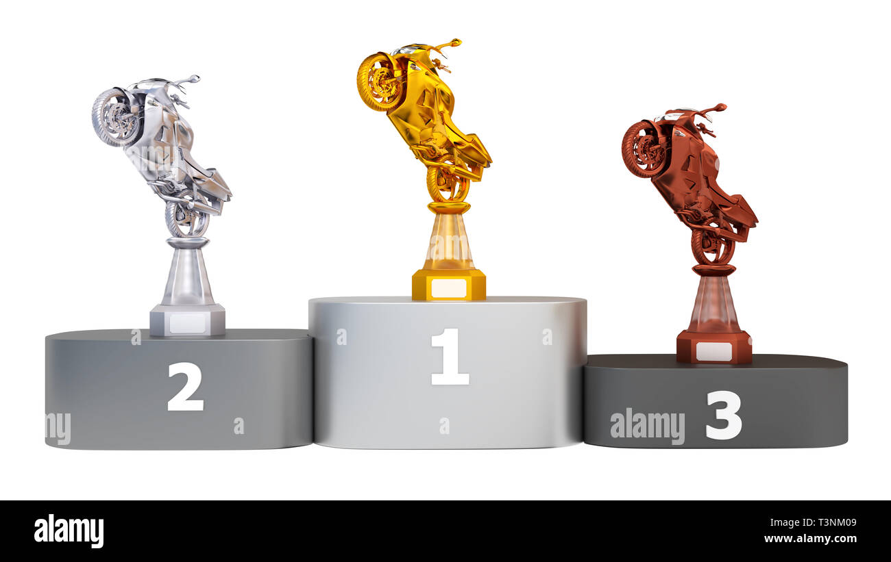 Golden bike trophy hi-res stock photography and images - Alamy