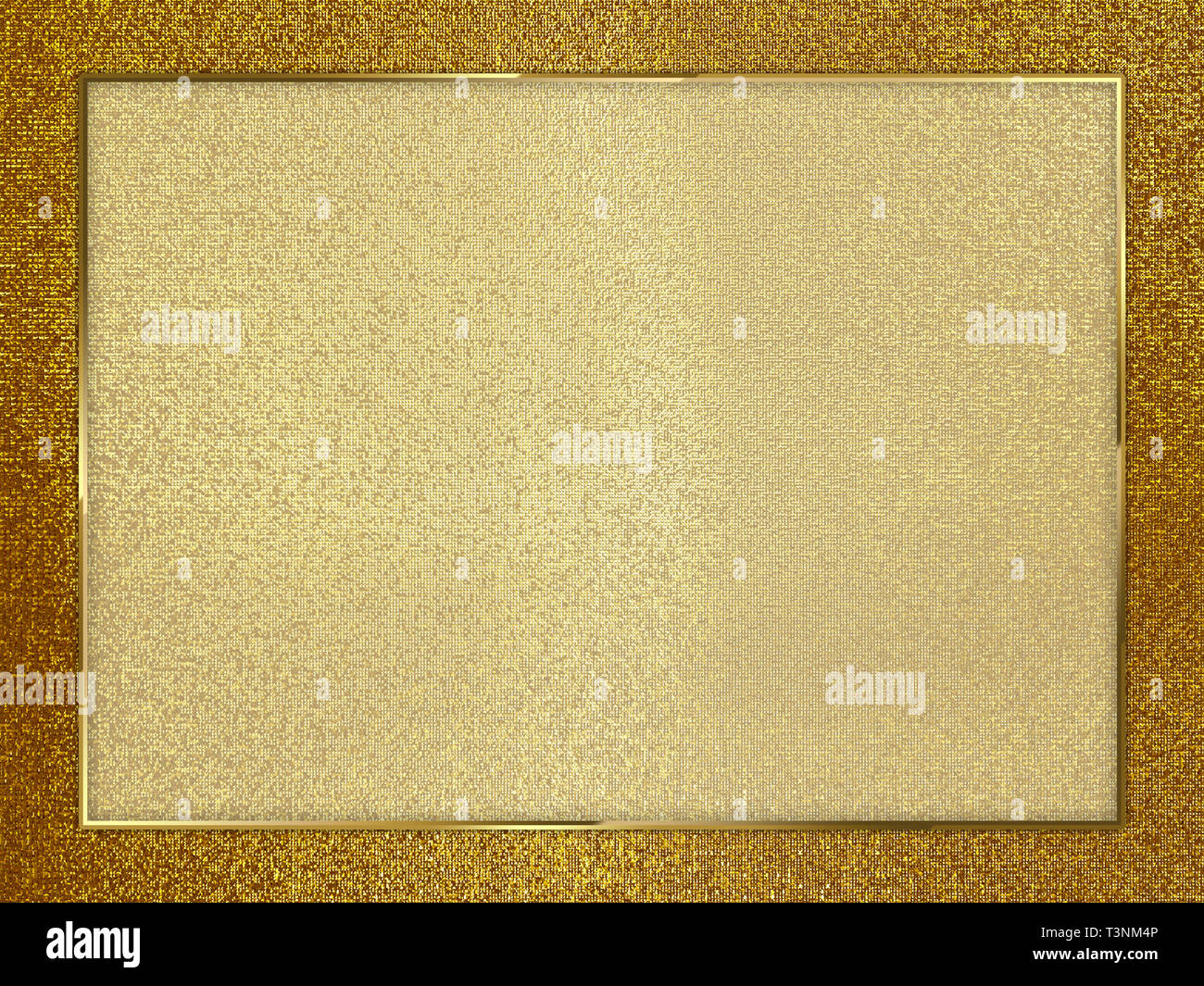 Border with abstract geometric background. 3D illustration Stock Photo ...