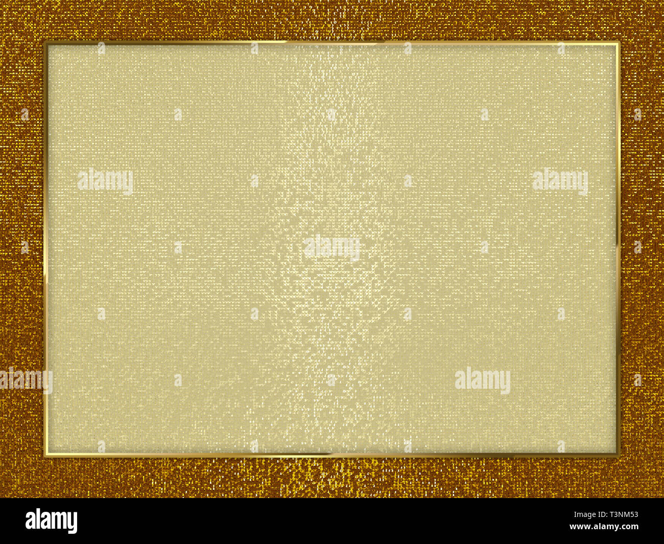 Border with abstract geometric background. 3D illustration Stock Photo ...