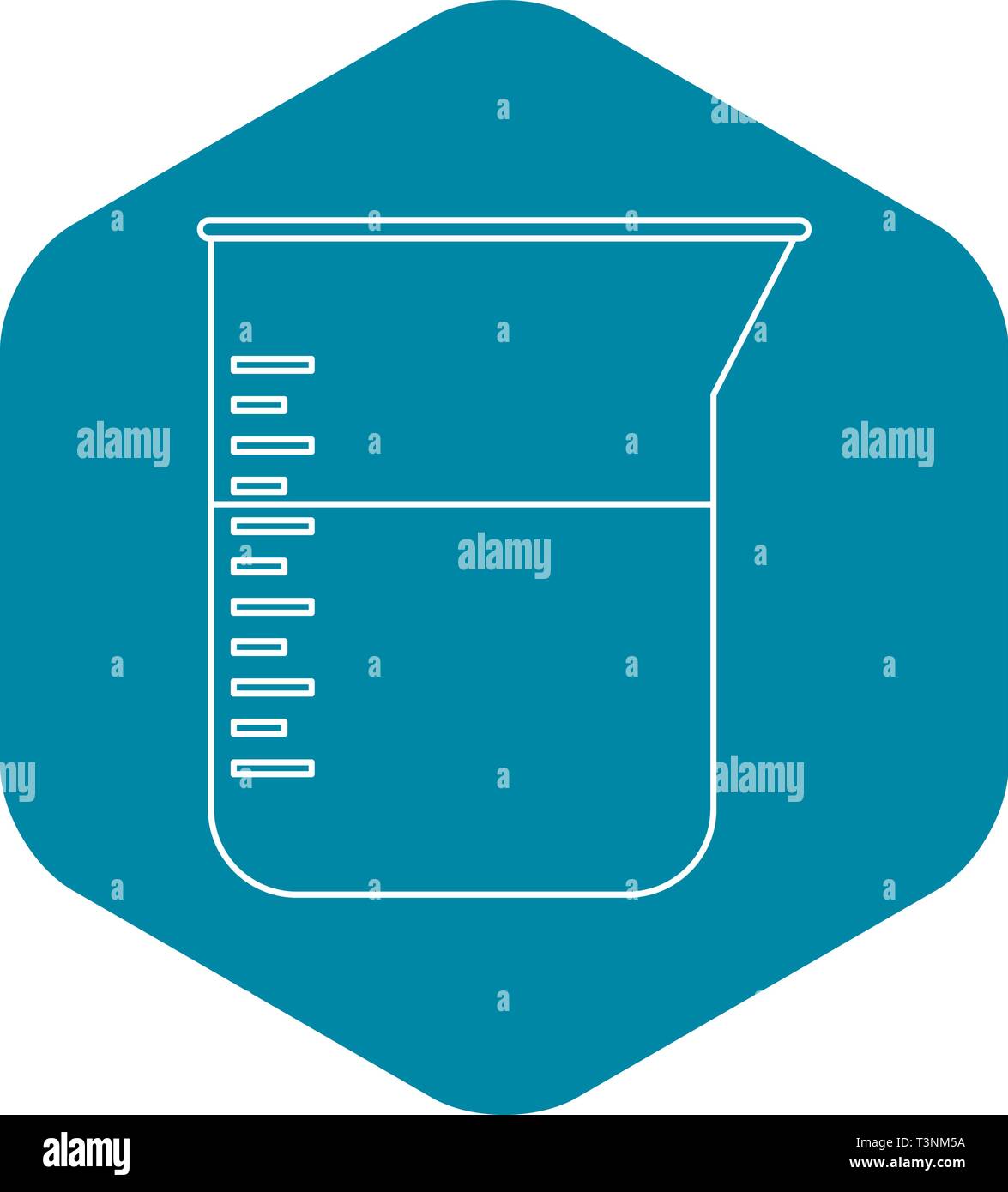 Kitchen measuring cup icon, outline style Stock Vector Image & Art - Alamy