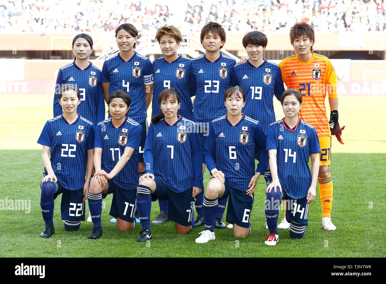 Japan team group line-up (JPN), APRIL 9, 2019 - Football / Soccer ...