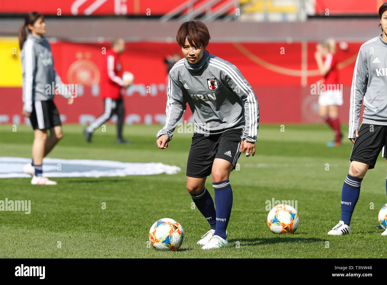Paderborn, Germany. 9th Apr, 2019. Riko Ueki (JPN) Football/Soccer ...
