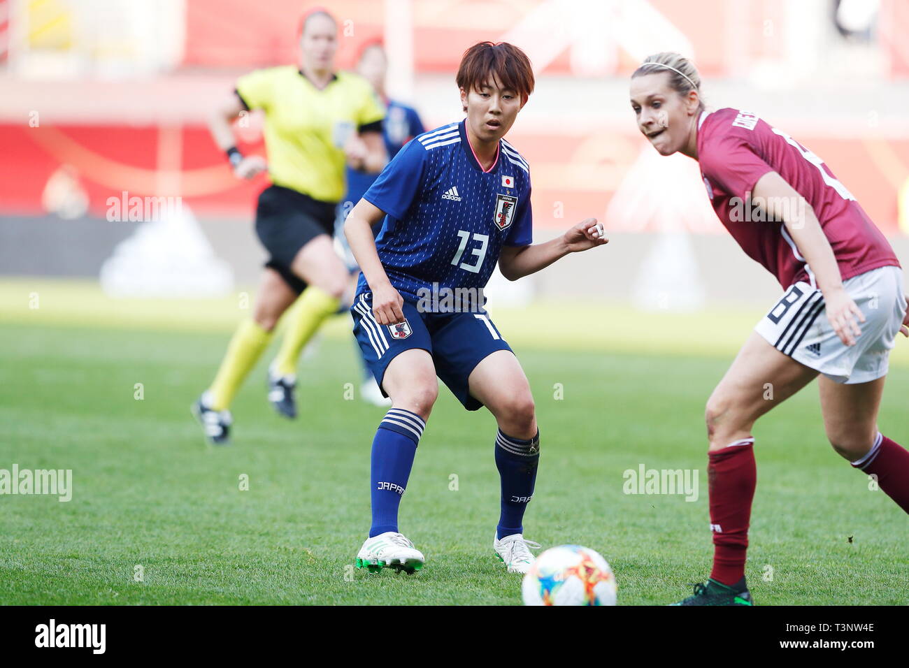 Paderborn, Germany. 9th Apr, 2019. Riko Ueki (JPN) Football/Soccer ...