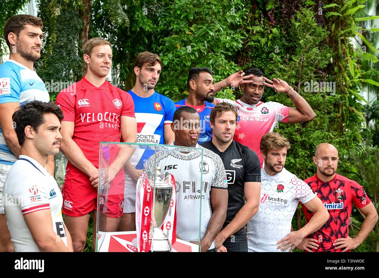 Singapore, Singapore. 10th Apr, 2019. A number of the team captains ...
