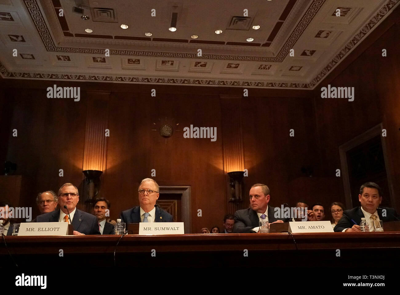 From left to right: Howard “Skip” Elliott, Administrator, Pipeline and ...