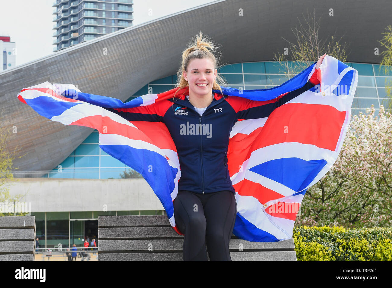 London, UK. 11th Apr, 2019. Grace Reid of Great Britain poses for ...