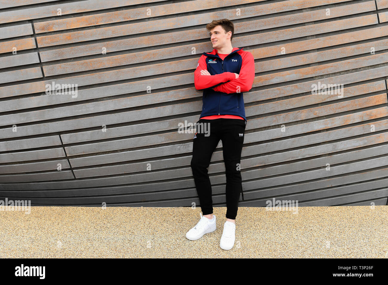 London, UK. 11th Apr, 2019. Matty Lee of Great Britain poses for ...