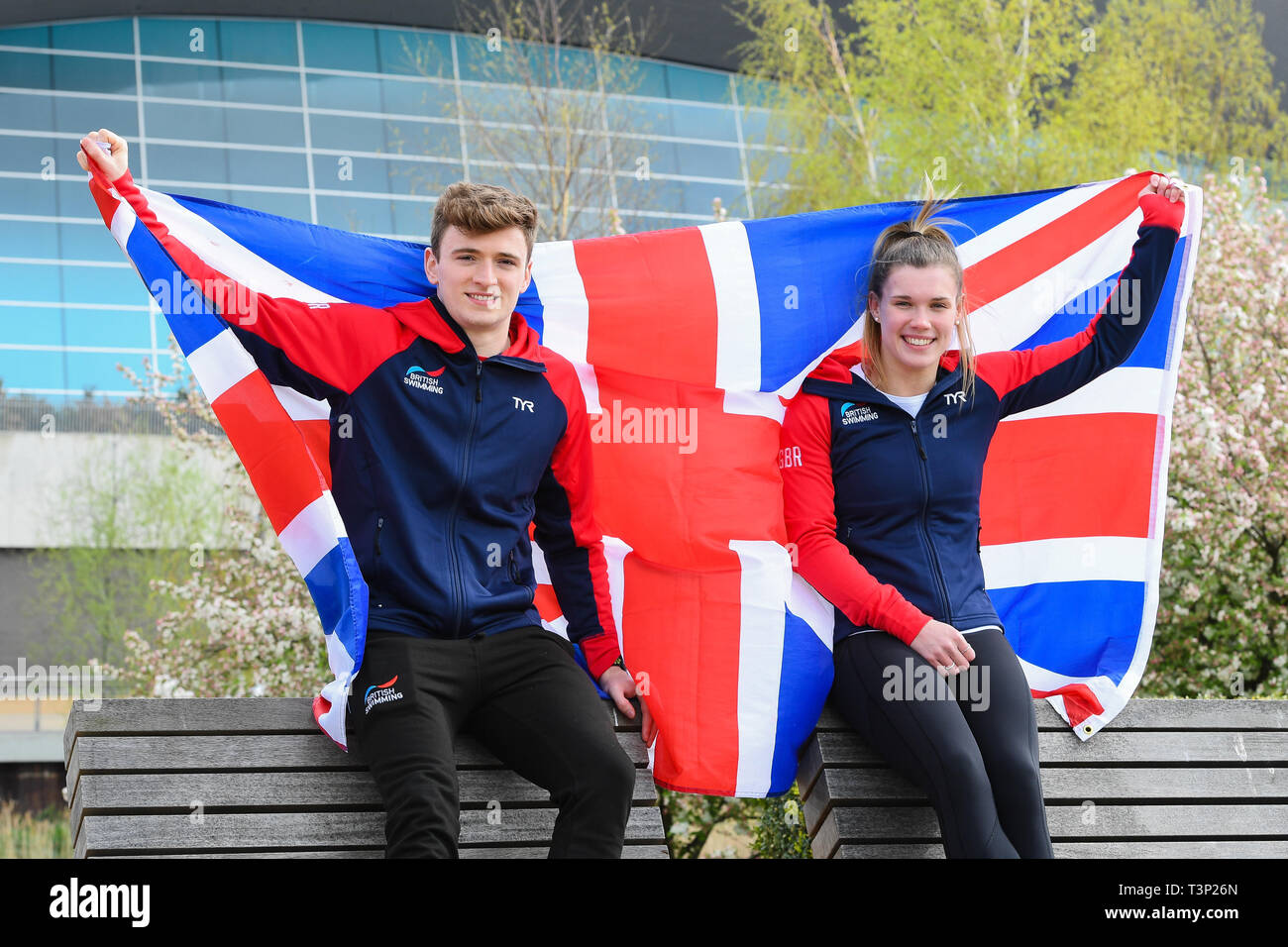 London, UK. 11th Apr, 2019. Grace Reid and Matty Lee of Great Britain ...