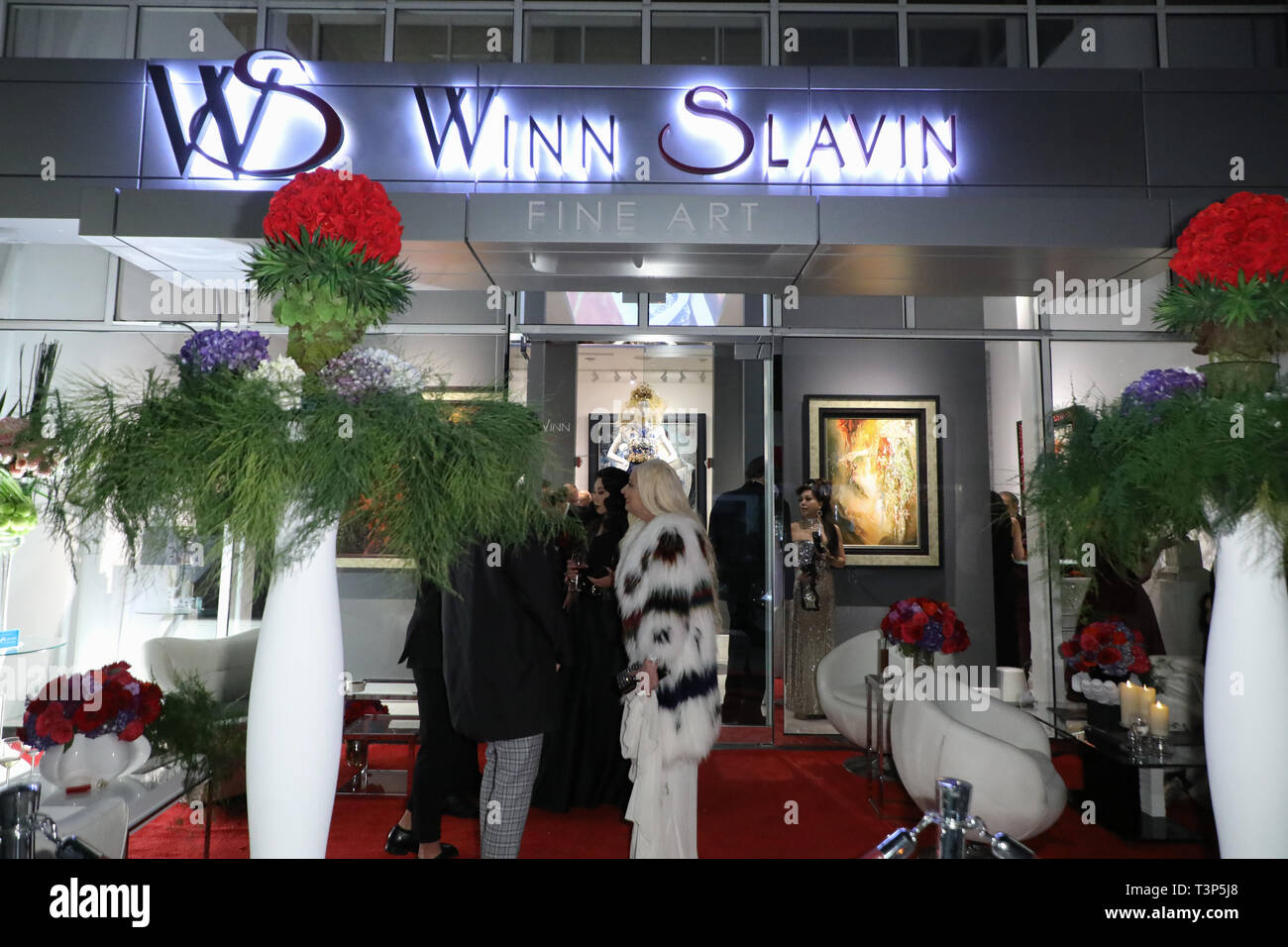 Celebrities attend the Sir Daniel K. Winn Art Couture exhibition at ...