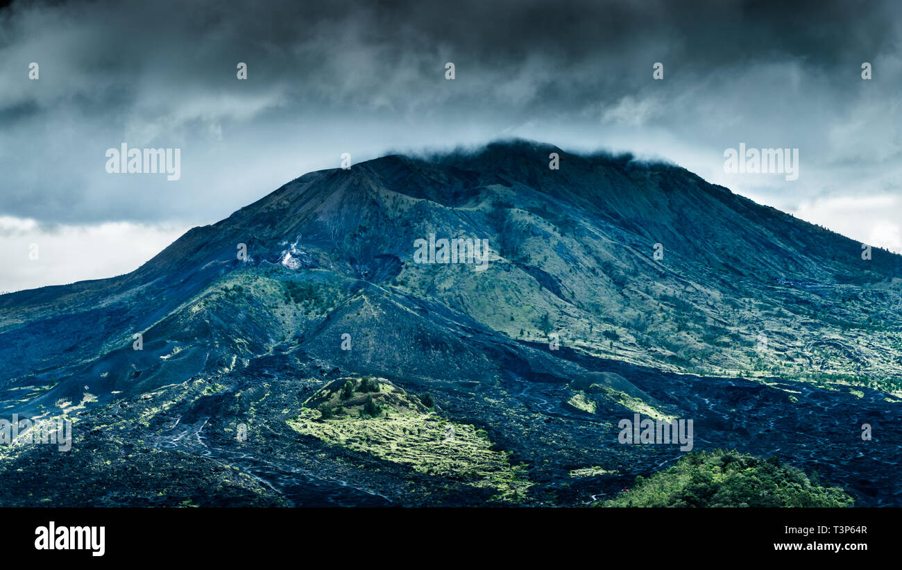 Mt Batur Volcano, Bali Indonesia Stock Photo - Alamy