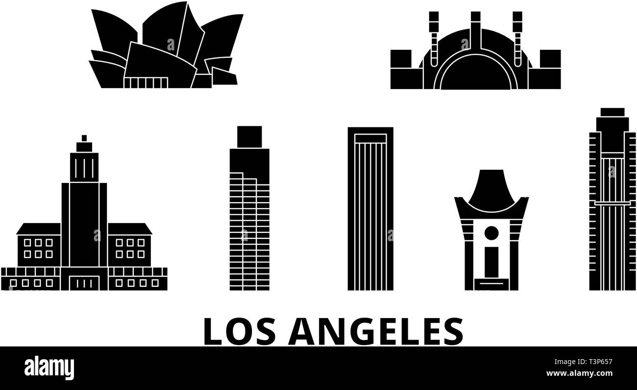 Historic Building Los Angeles Symbols