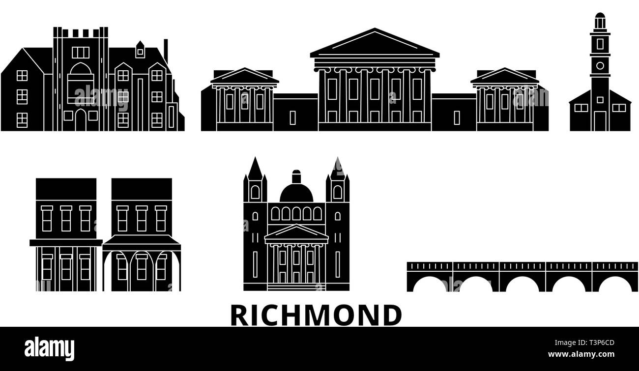Downtown richmond Stock Vector Images - Alamy