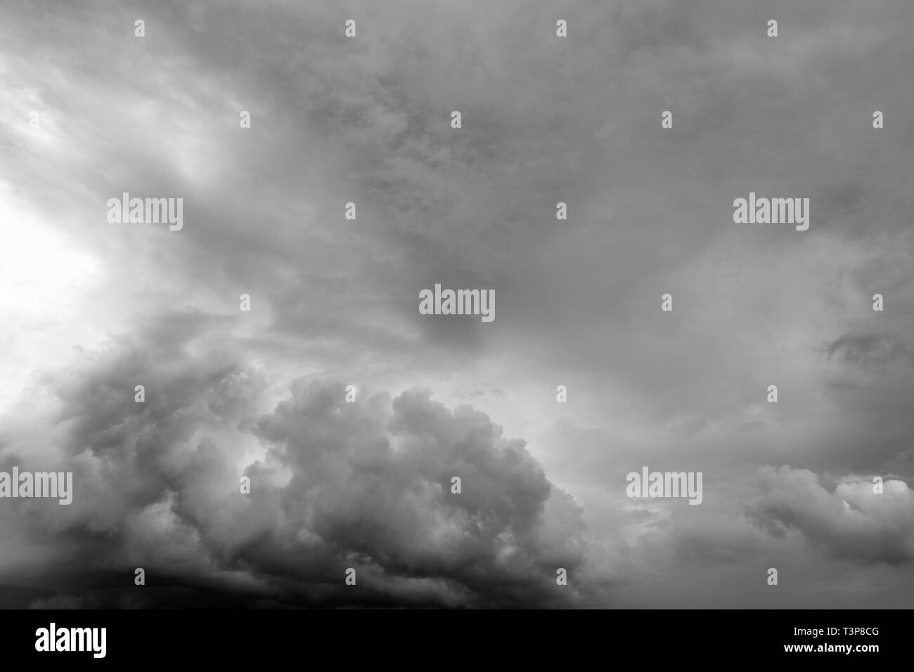 Grey gray storm cloud Black and White Stock Photos & Images - Alamy