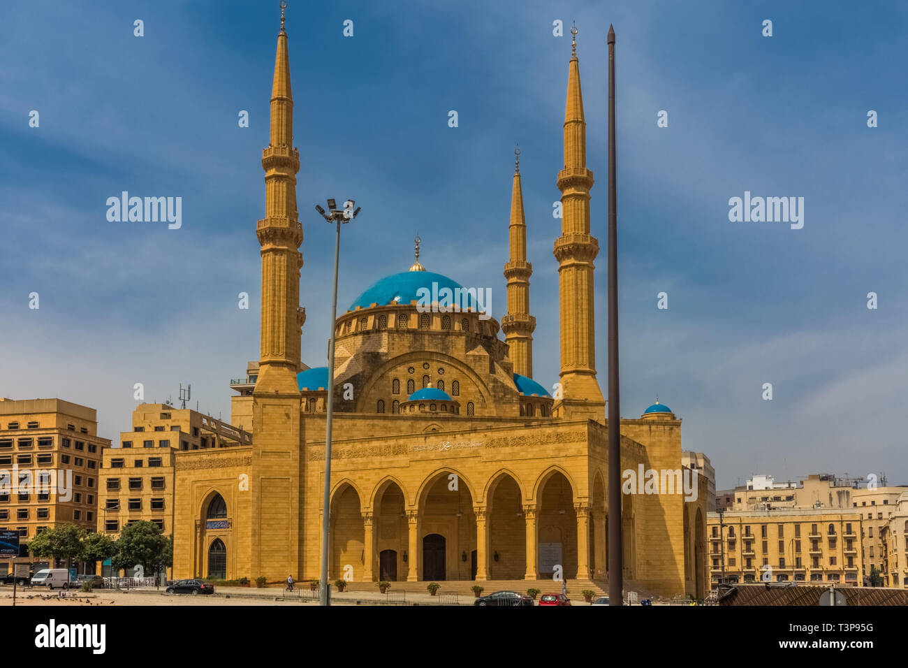 Mohammad Al-Amin Mosque in Beirut capital city of Lebanon Middle east ...