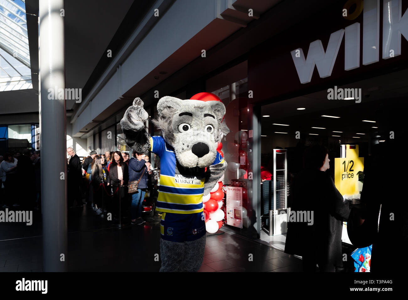 10 April 2019 Grand opening of new WILKO store. The Wilko store in ...