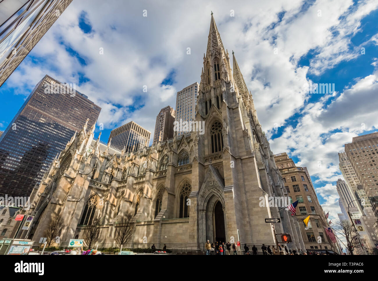 St. Patrick's Cathedral one of main one of the main Manhattan Landmarks ...