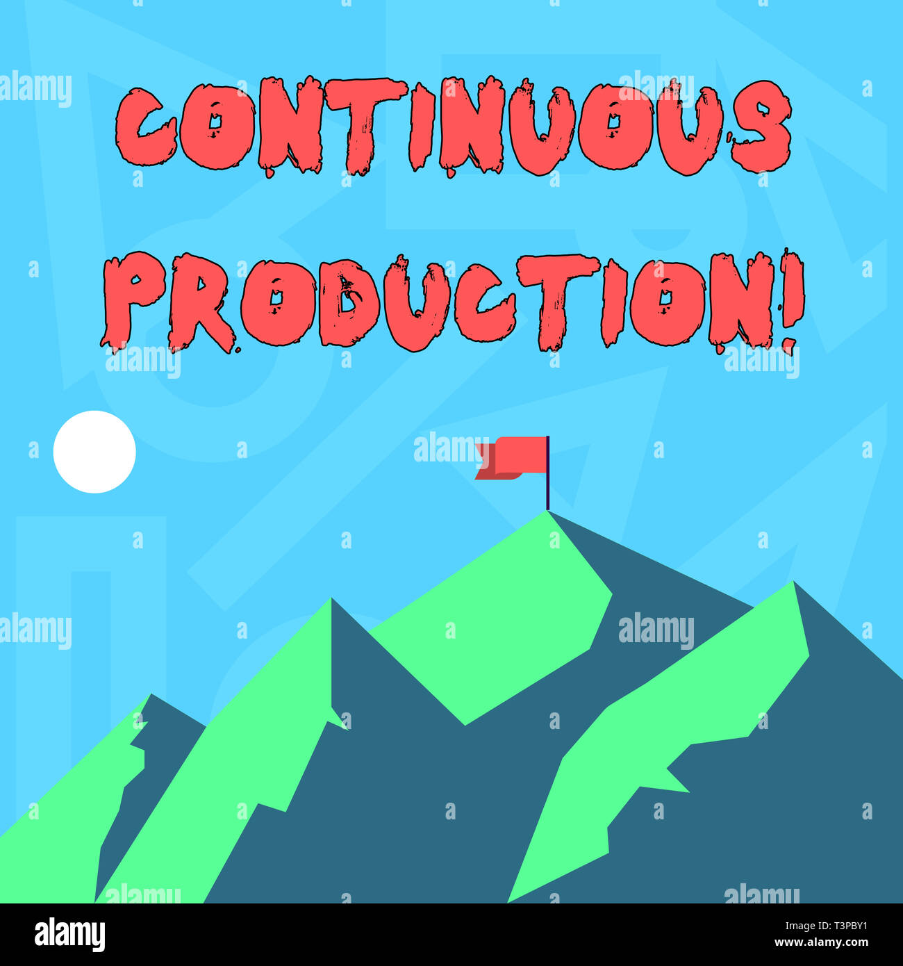 Handwriting text writing Continuous Production. Conceptual photo ...