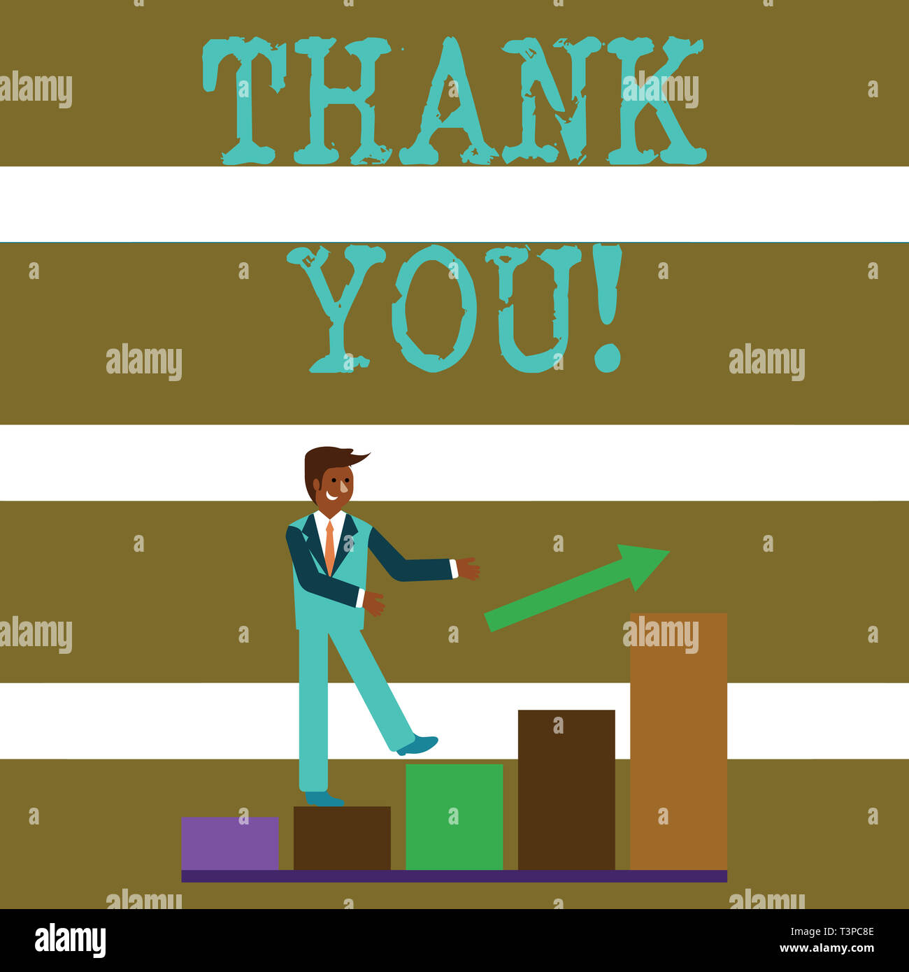 Text sign showing Thank You. Business photo text polite expression used ...